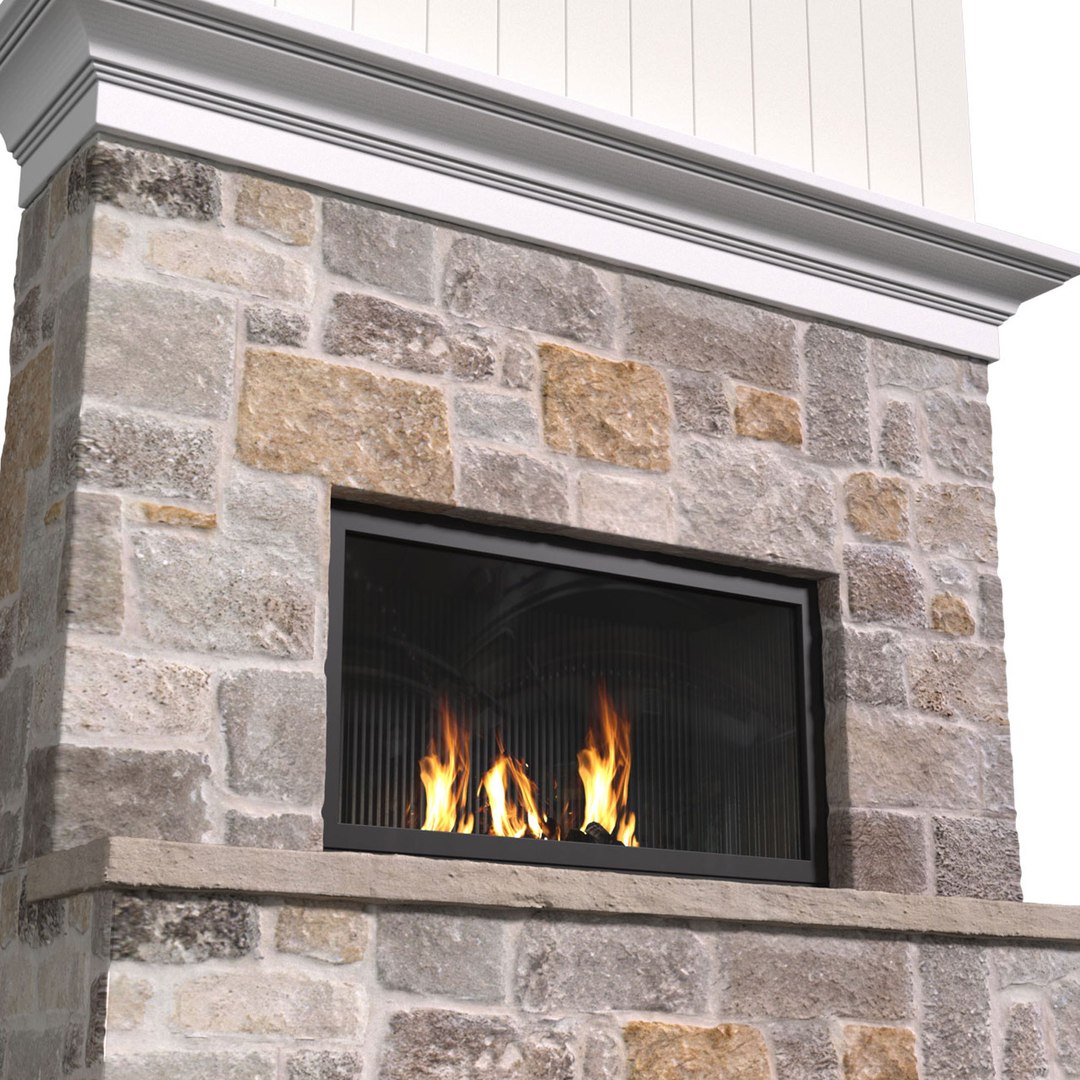 French Fireplace In Provence Style 3D Model - TurboSquid 2018565