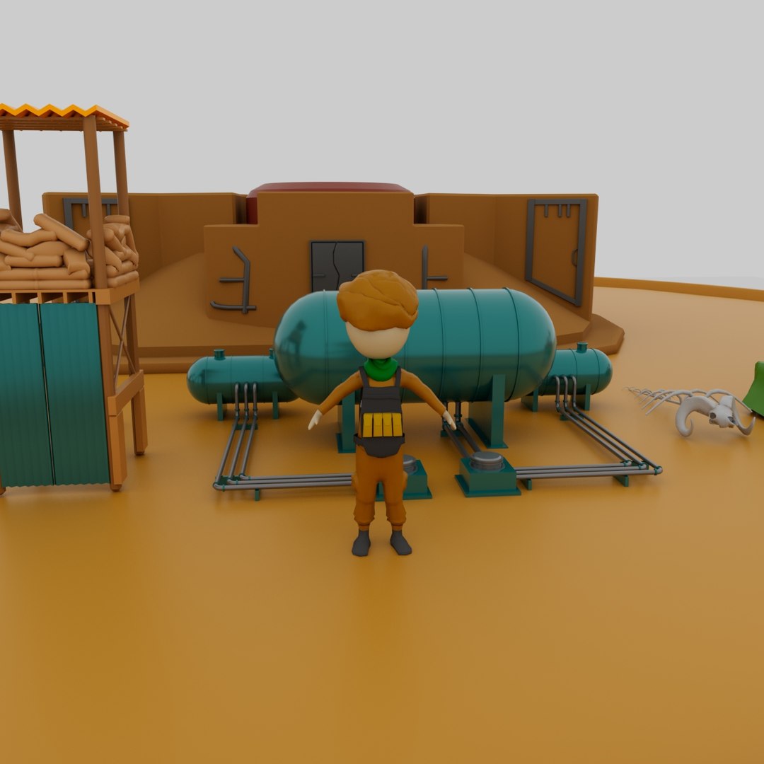 3D Desert Map Package model - TurboSquid 2116531