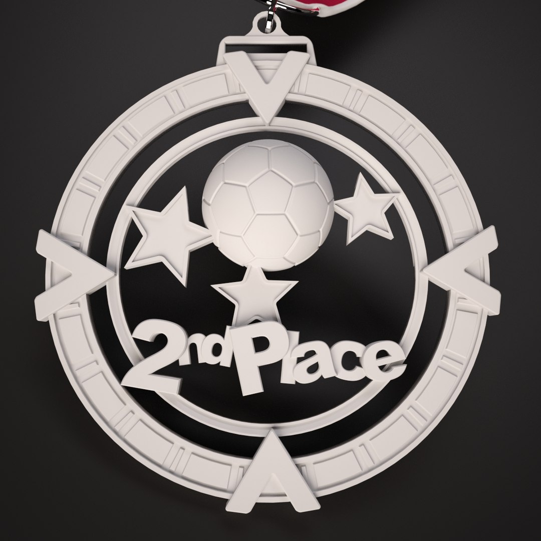 Printable Medal 2nd Place 3D - TurboSquid 1450441
