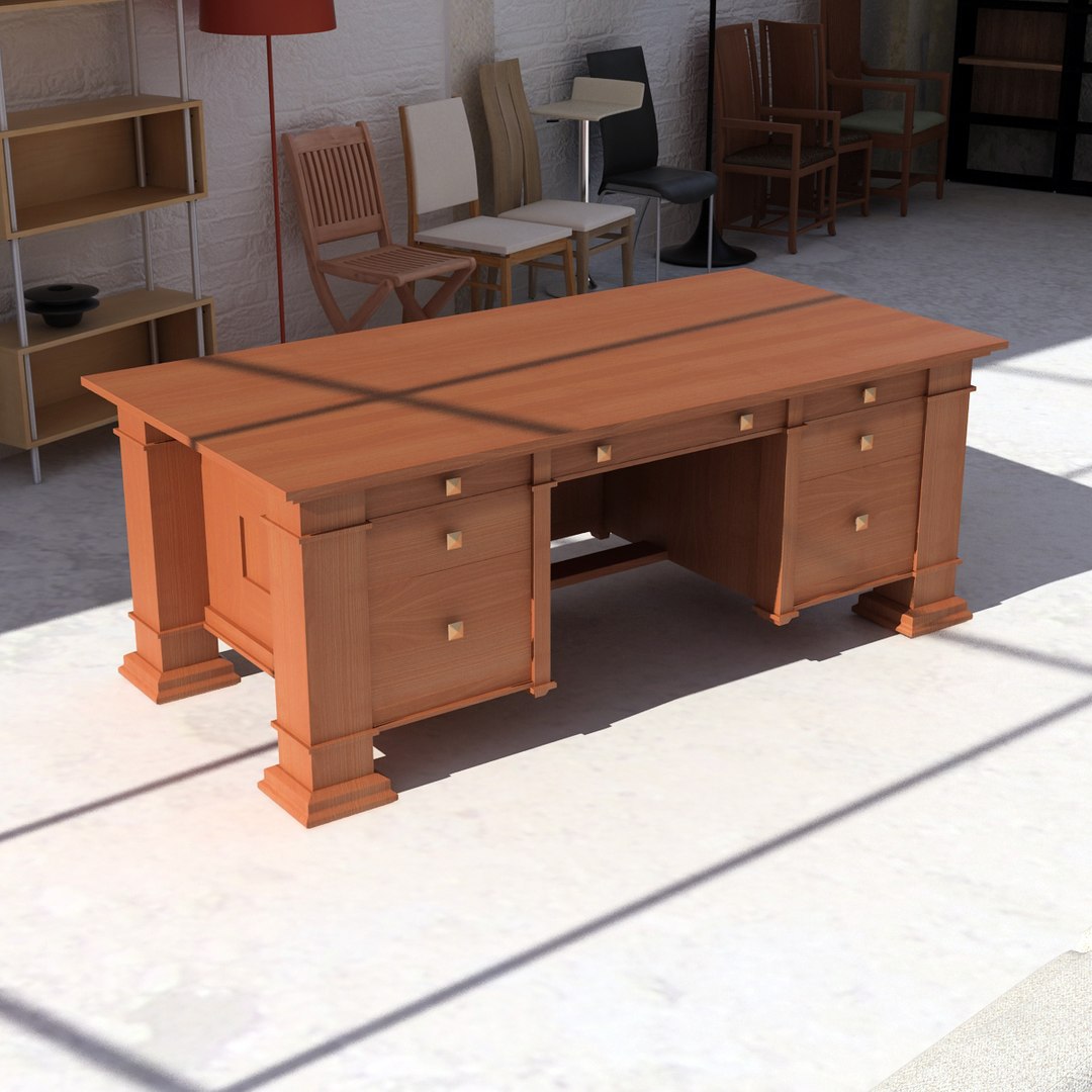 Design Table Desk 3d Dxf