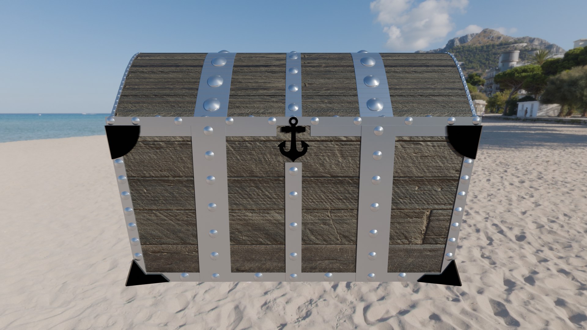 Pirate Chest 3D Model - TurboSquid 2275287