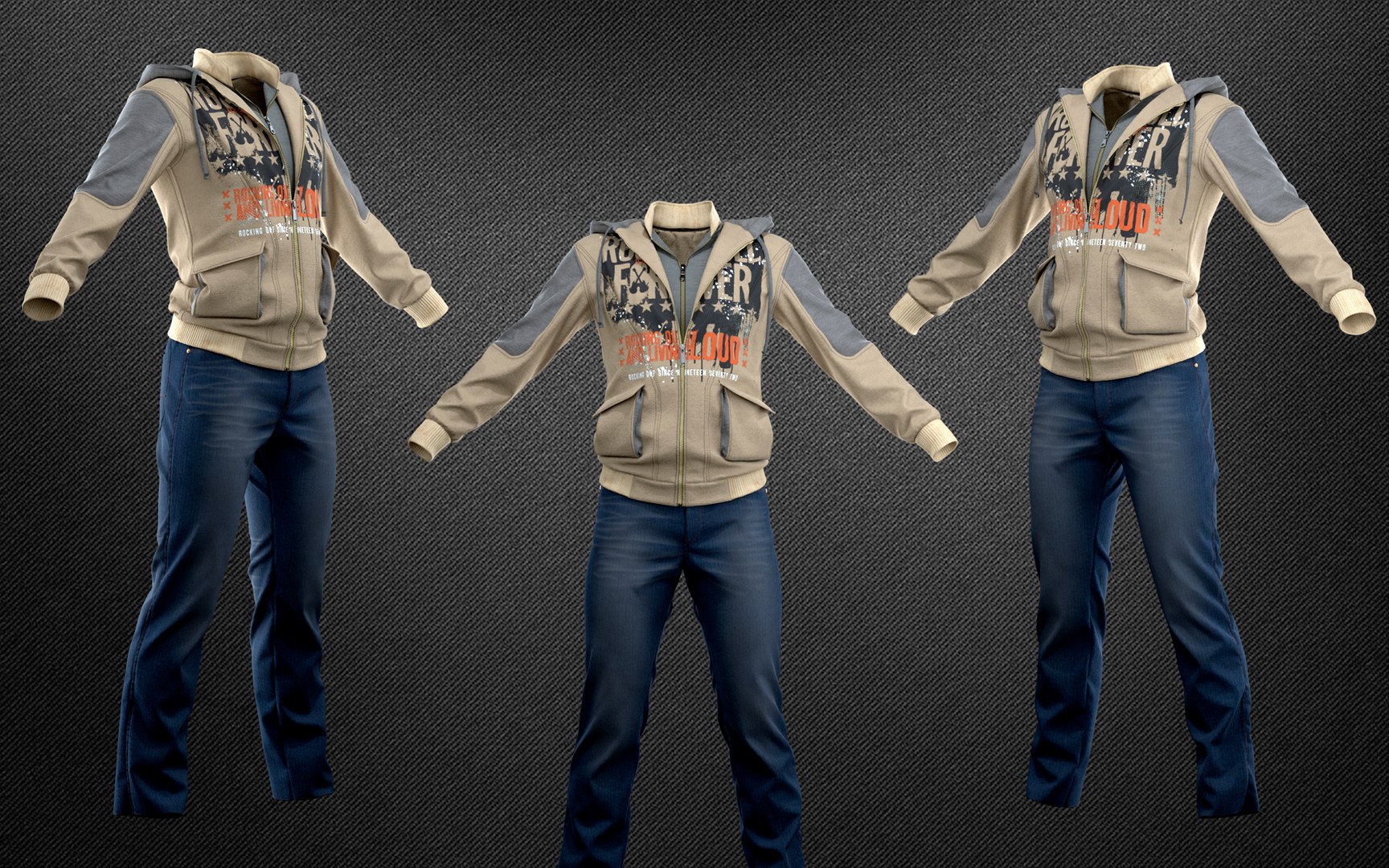 3D Mens Outfit Model - TurboSquid 1948806