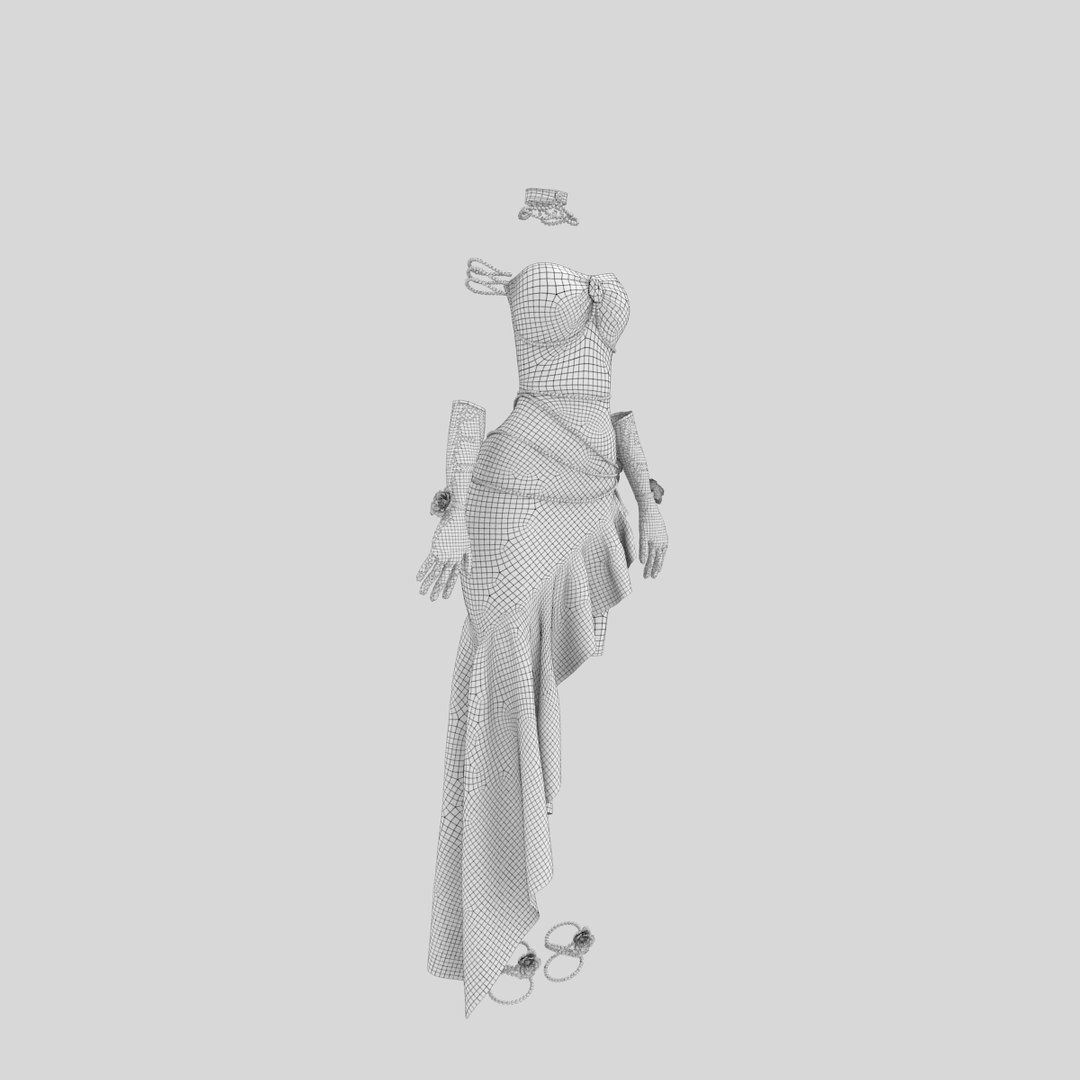 3D Dress Model - TurboSquid 1304434