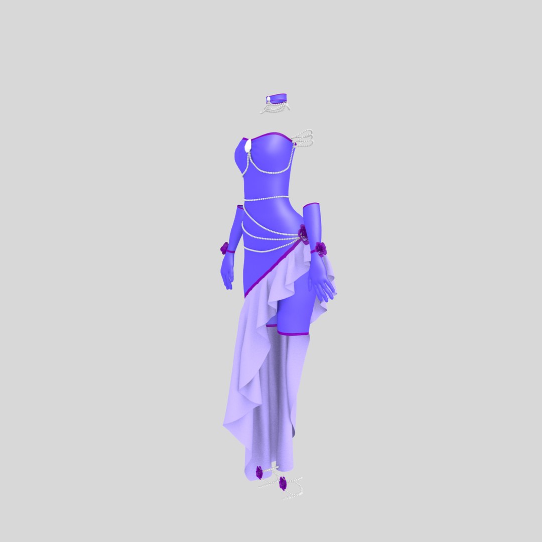 3D Dress Model - TurboSquid 1304434