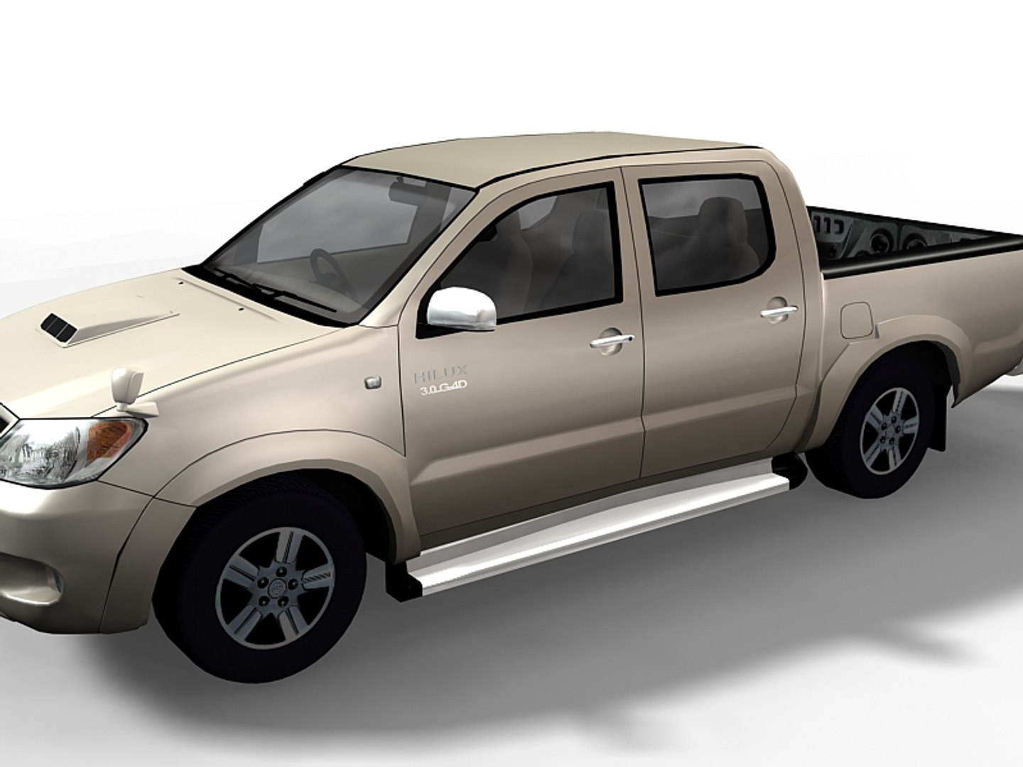 Toyota Hilux Vigo Dcab 3d Max