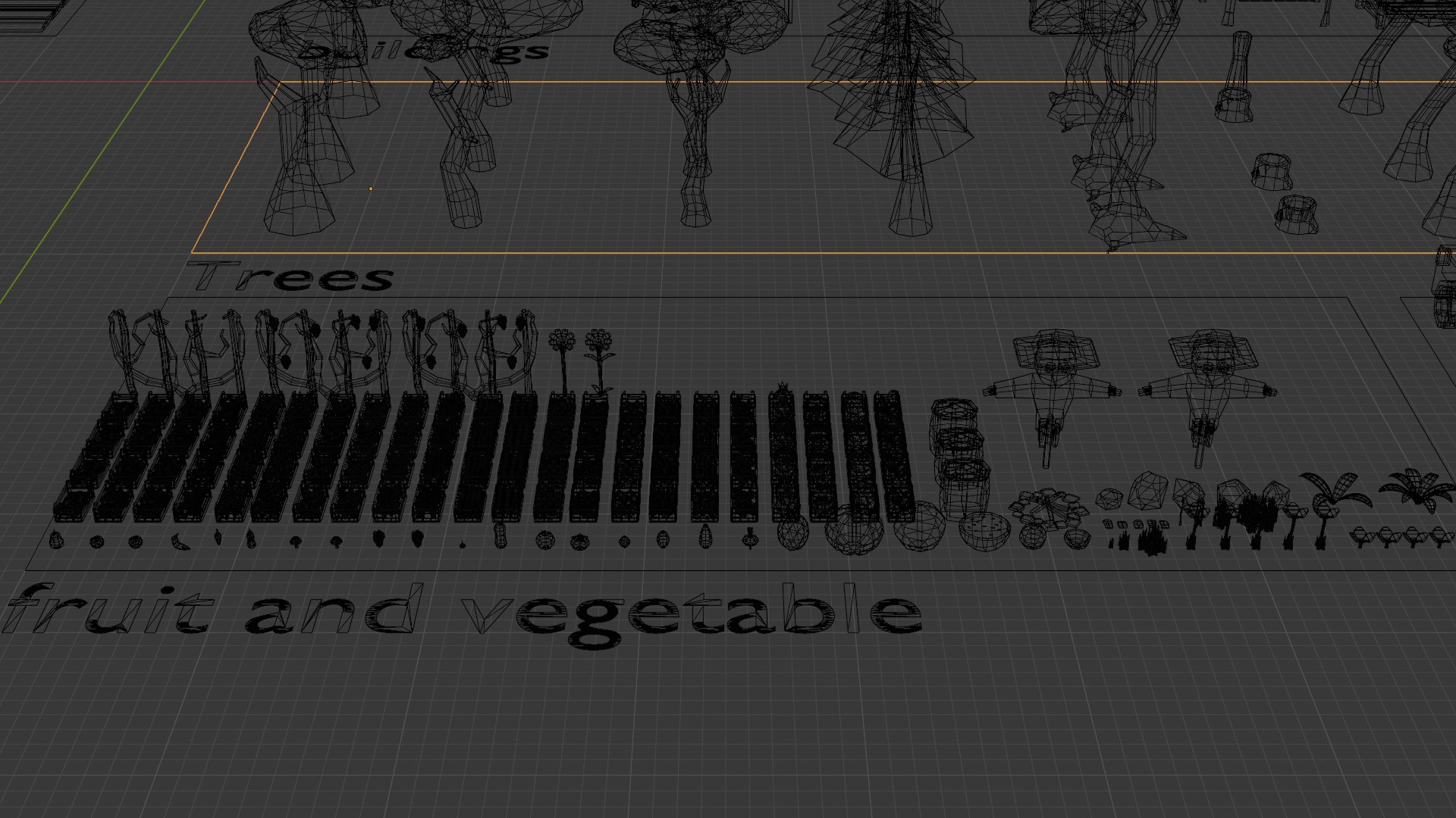 Low Poly Farm Asset Model - TurboSquid 2229499