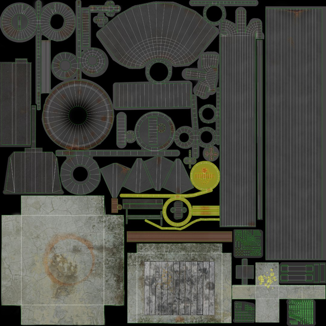 Railroad Water Pump 3d Model