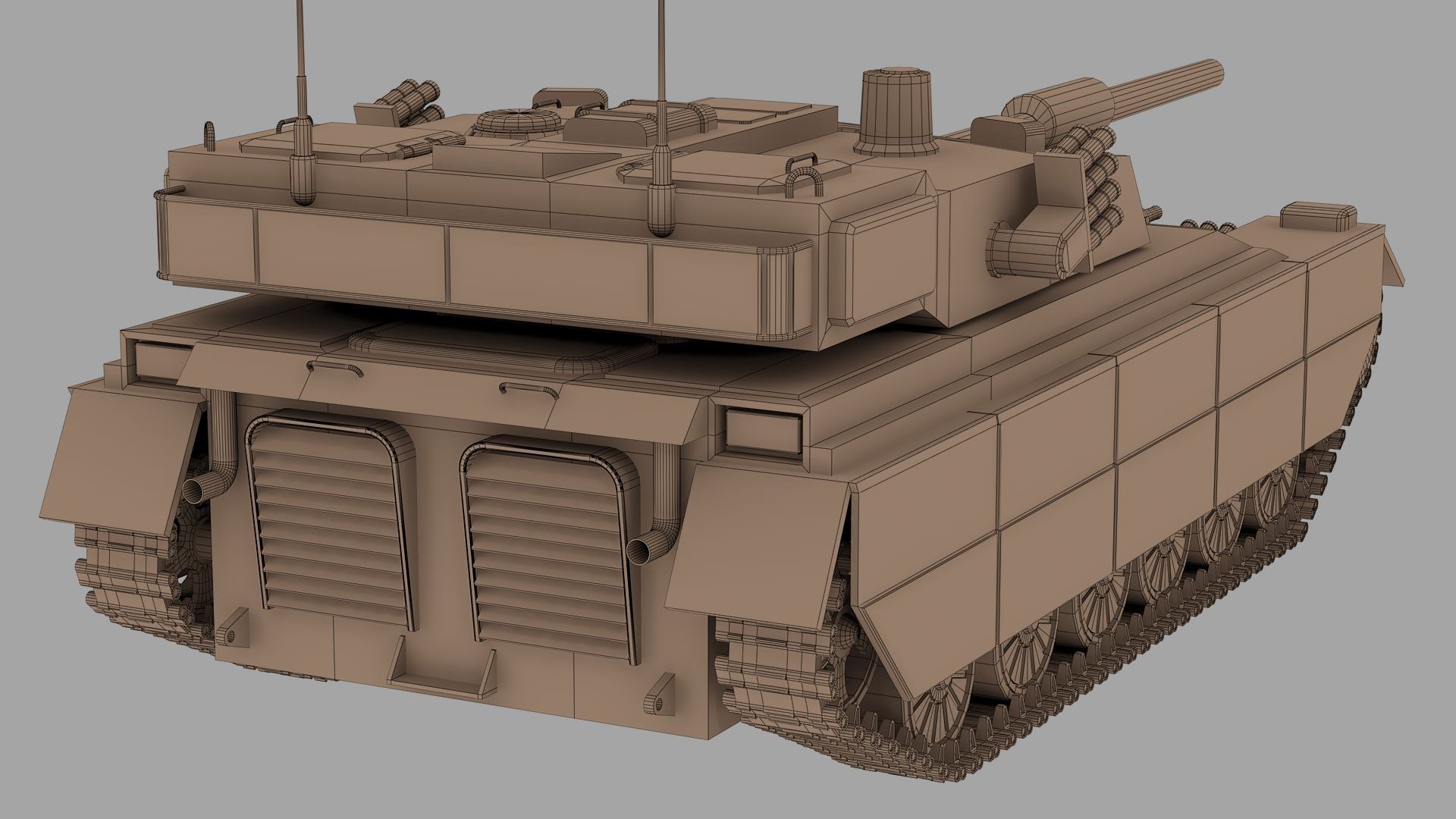 3D Model Modern Tank Concept - TurboSquid 1932221
