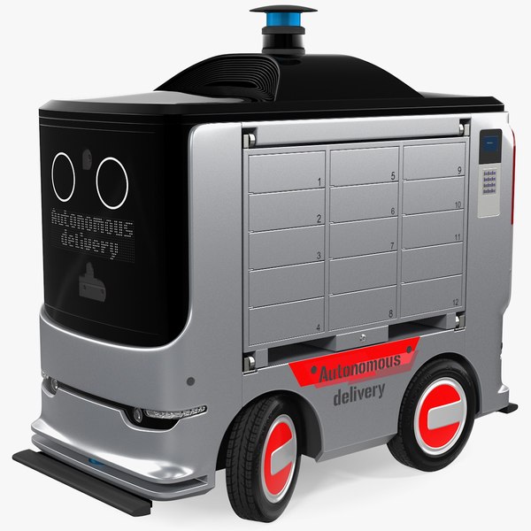 3D autonomous delivery service robot model - TurboSquid 1630846