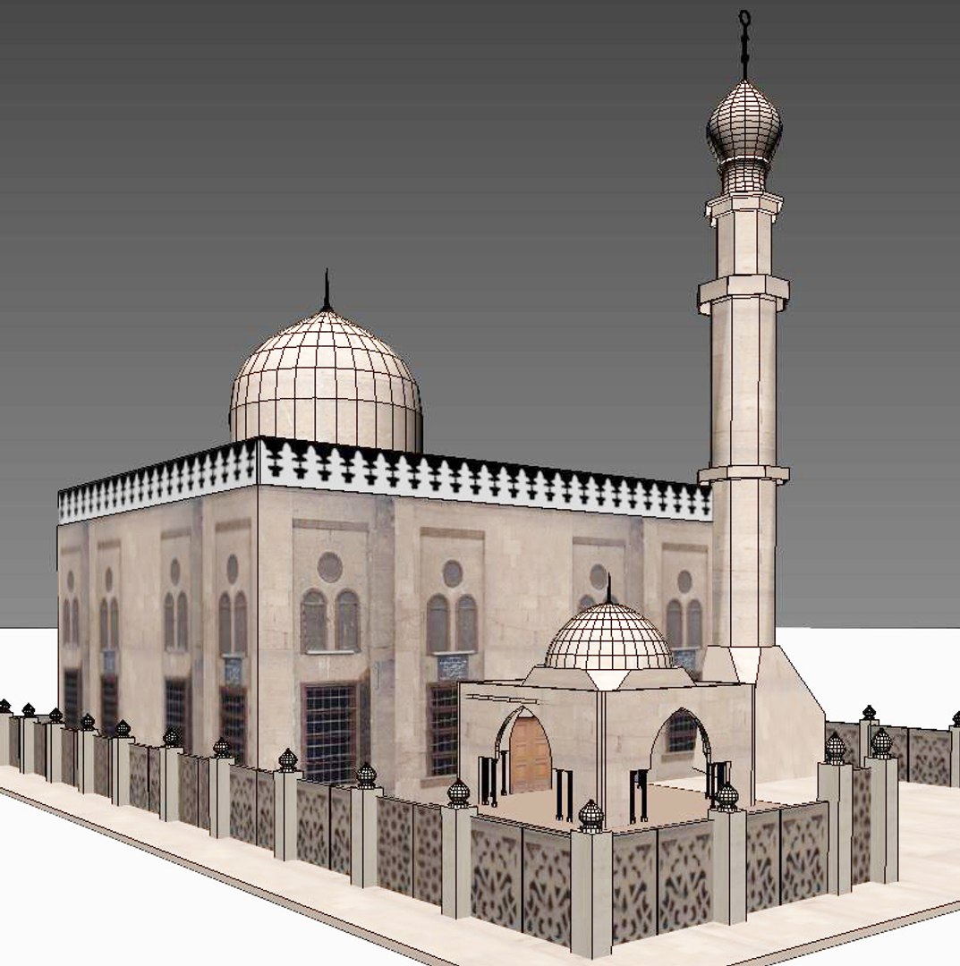 3D Old Islamic Mosque - TurboSquid 1561777