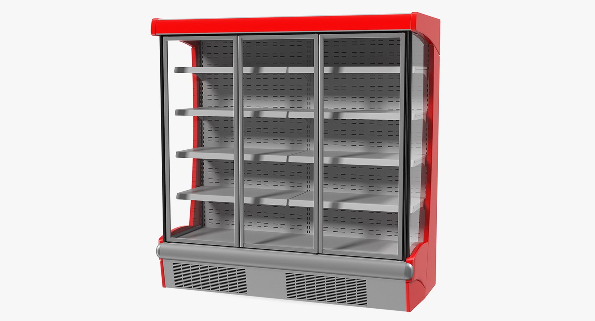 3D Multideck Display Fridge Model - TurboSquid 1414099