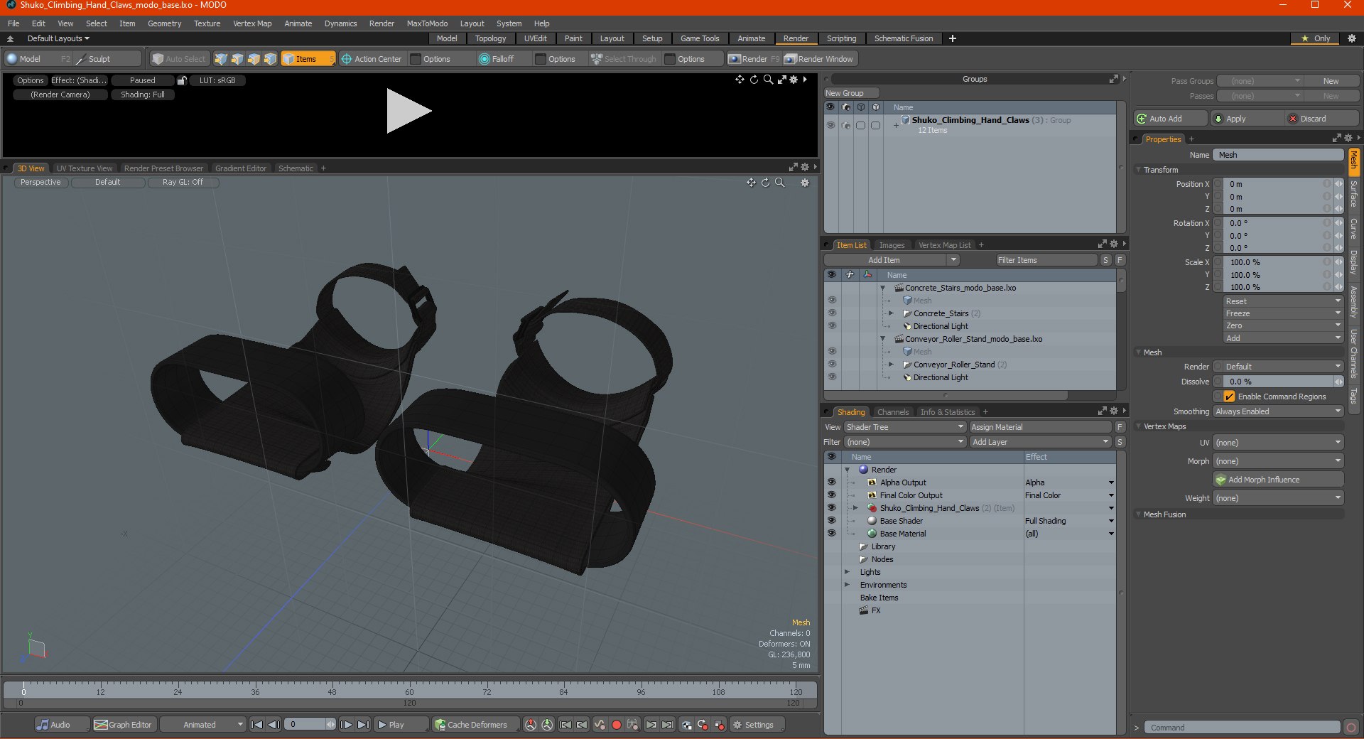 3D Model Shuko Climbing Hand Claws - TurboSquid 1686408