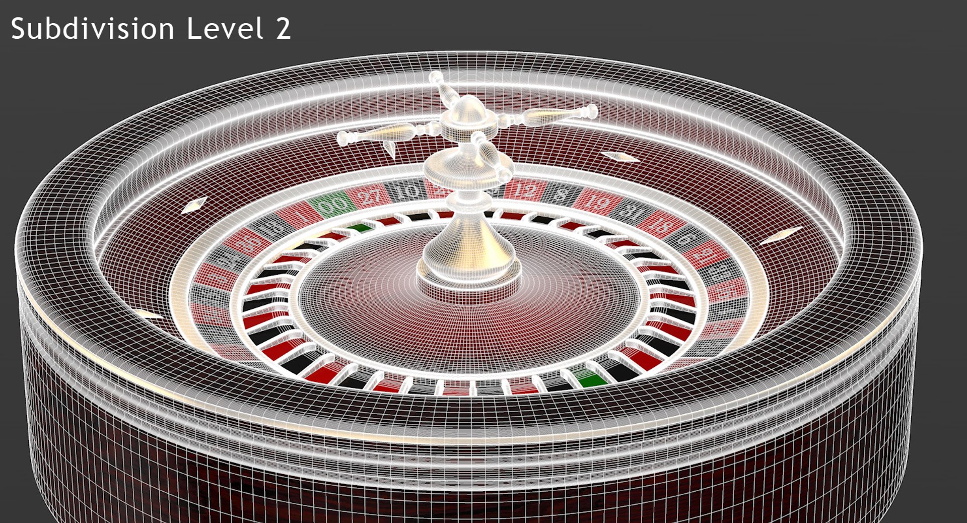 3D Roulette Wheel - TurboSquid 1260965