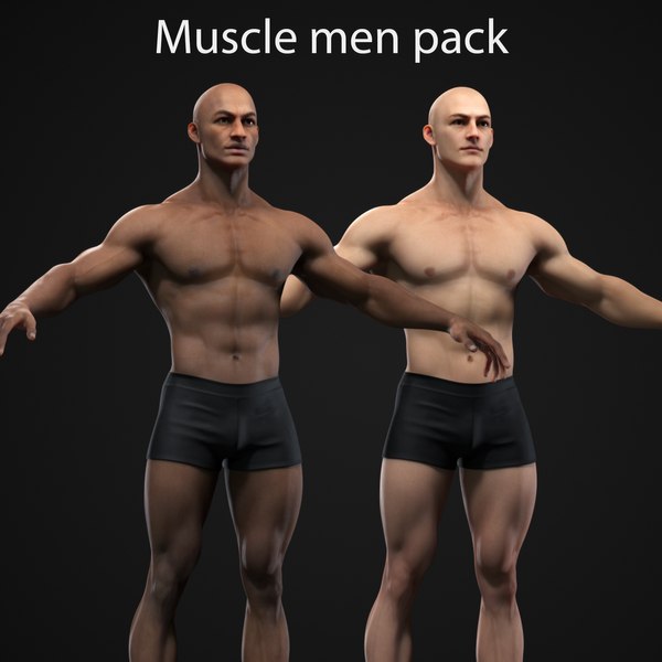 3D Muscular Bodybuilder Athlete Man Rigged for Maya - TurboSquid 2060302