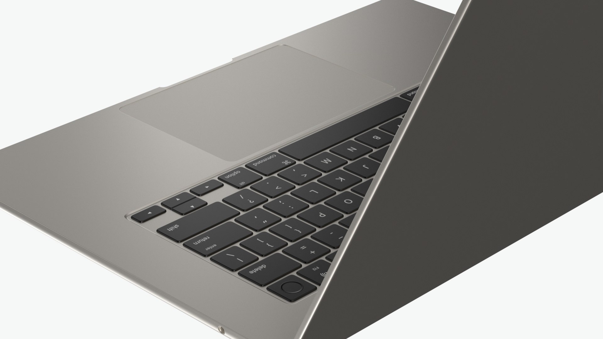 Apple MacBook Air M4 Starlight 3D Model - TurboSquid 2374498