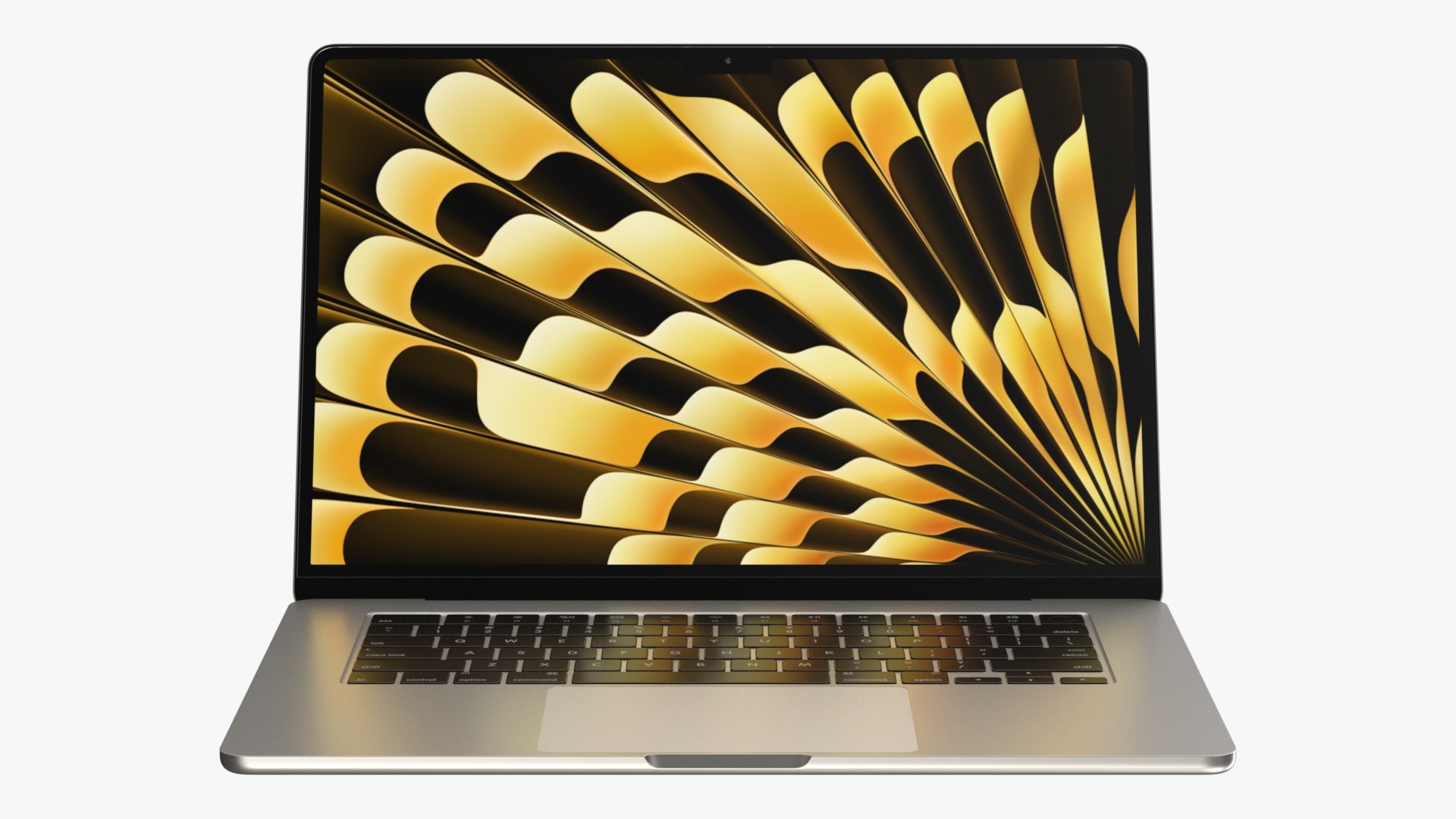 Apple MacBook Air M4 Starlight 3D Model - TurboSquid 2374498