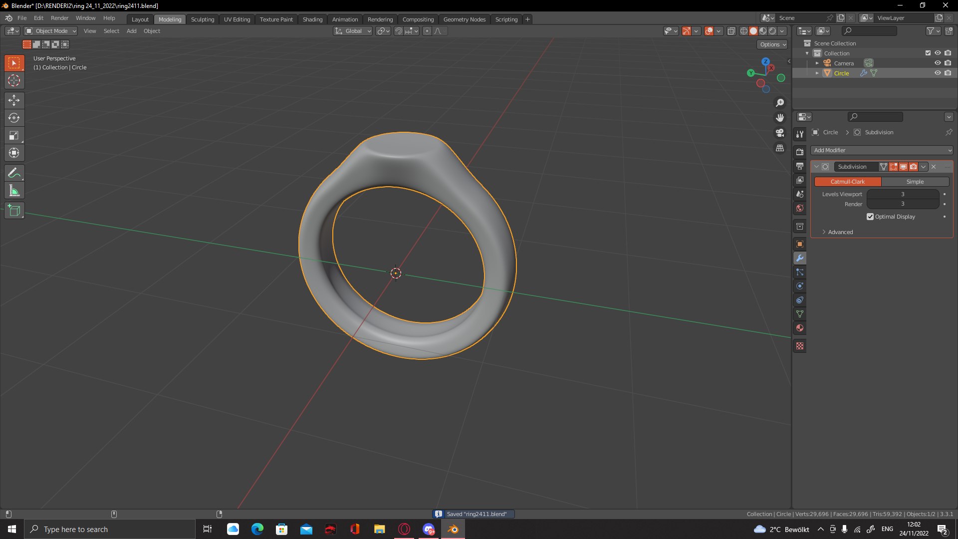 Ring Model 3D - TurboSquid 1992068