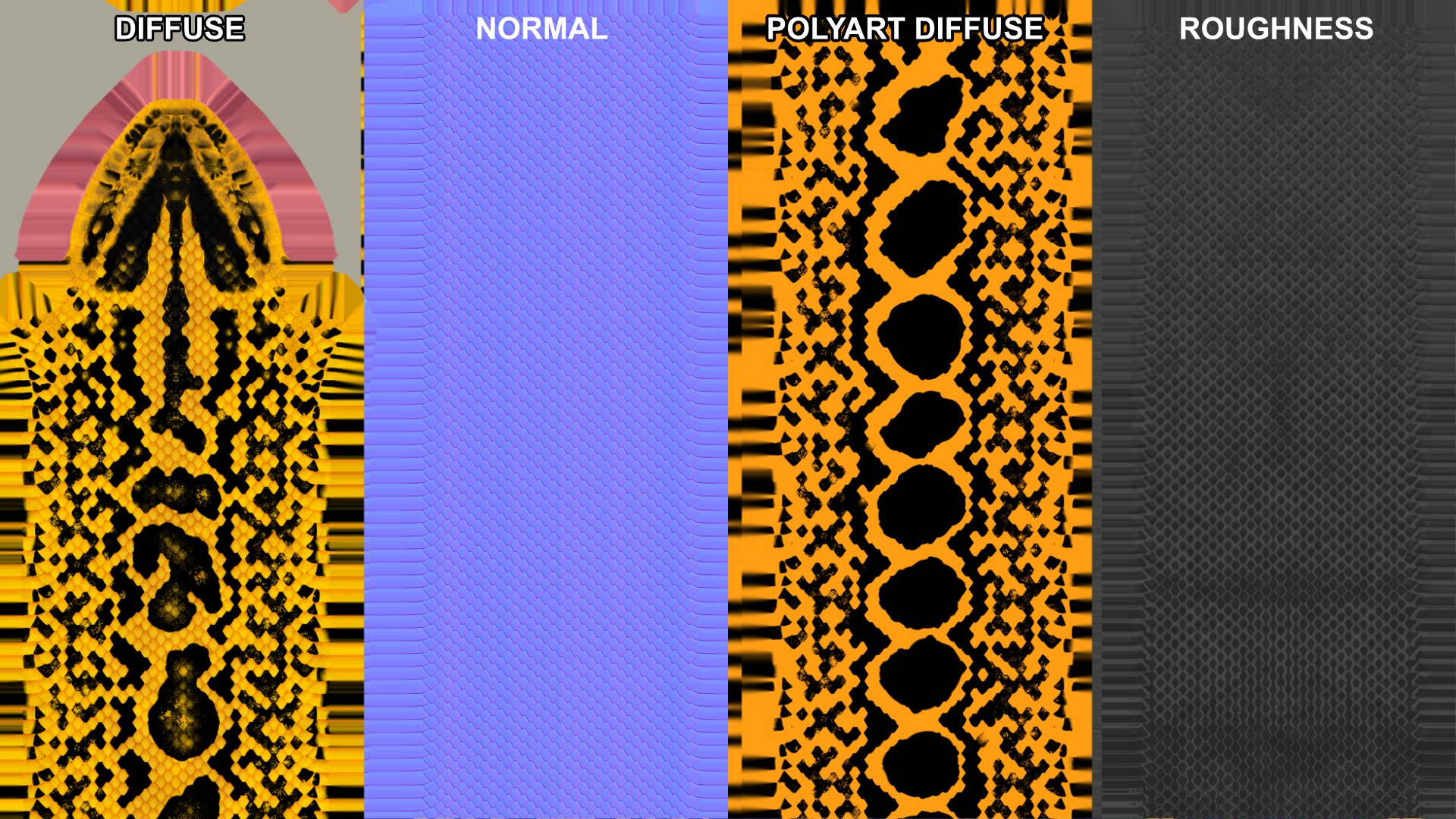 3D Yellow Anaconda 3D Mesh - TurboSquid 1880497