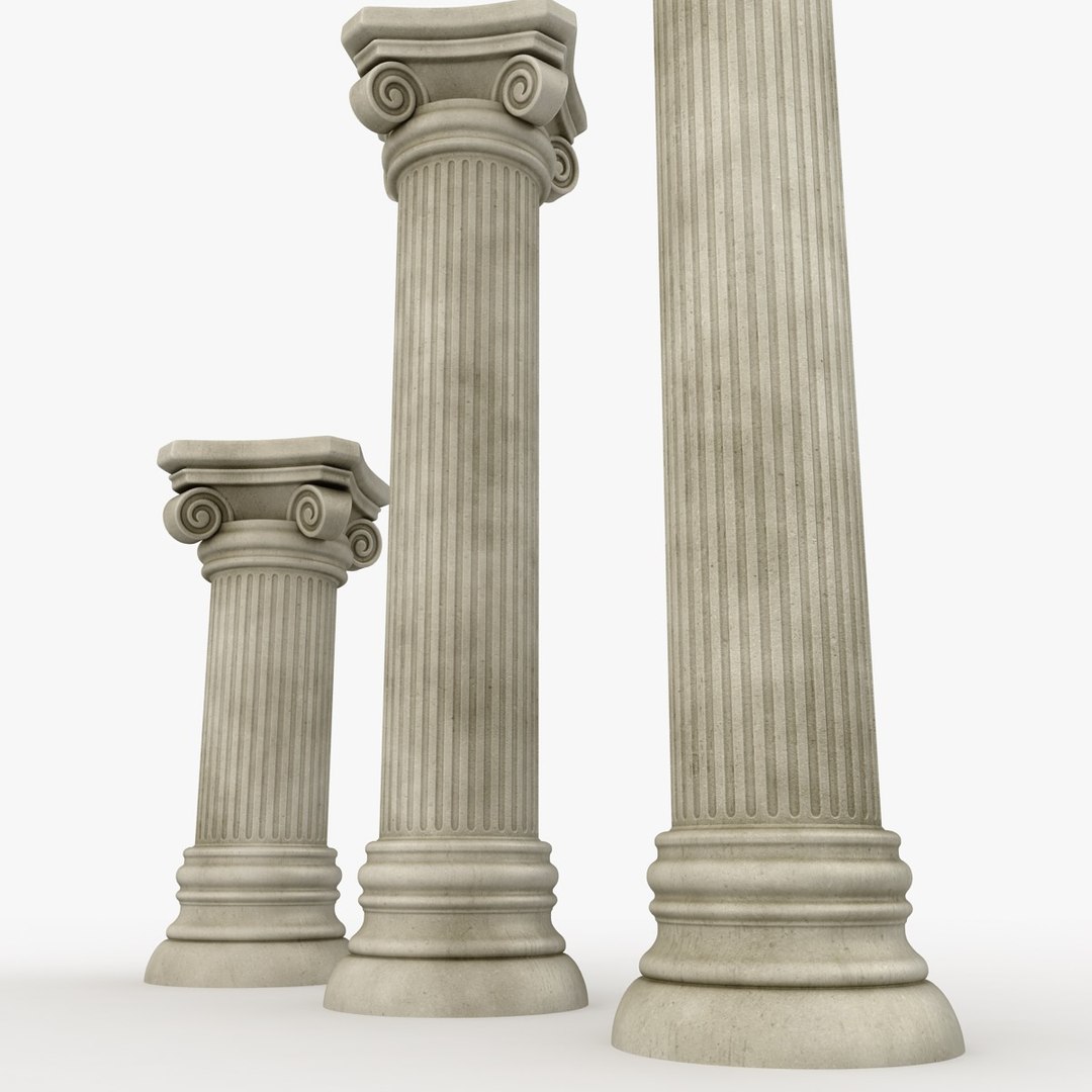 3ds Column 01 3 Sizes