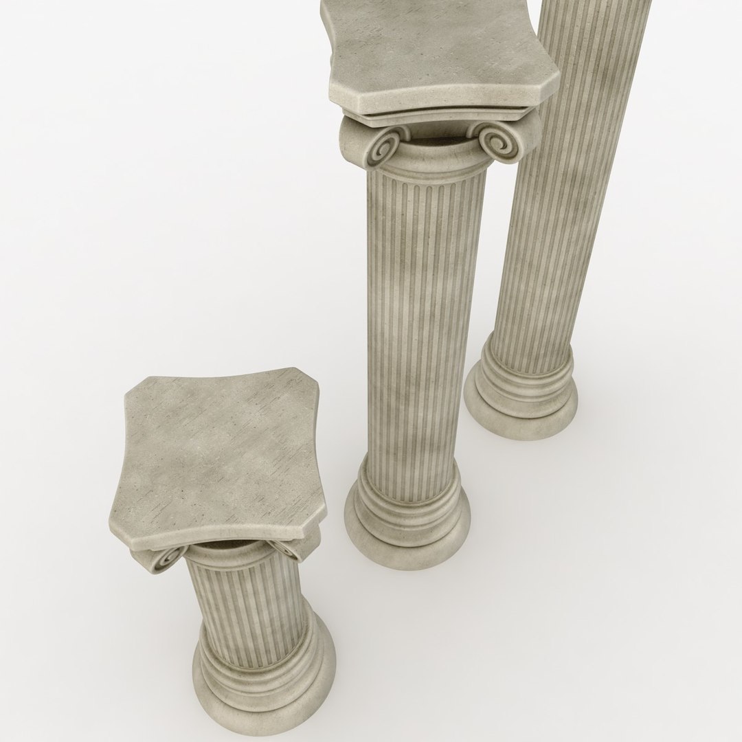 3ds Column 01 3 Sizes