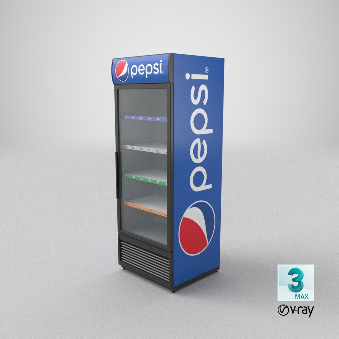 Pepsi Refrigerator Display Model - TurboSquid 1641768