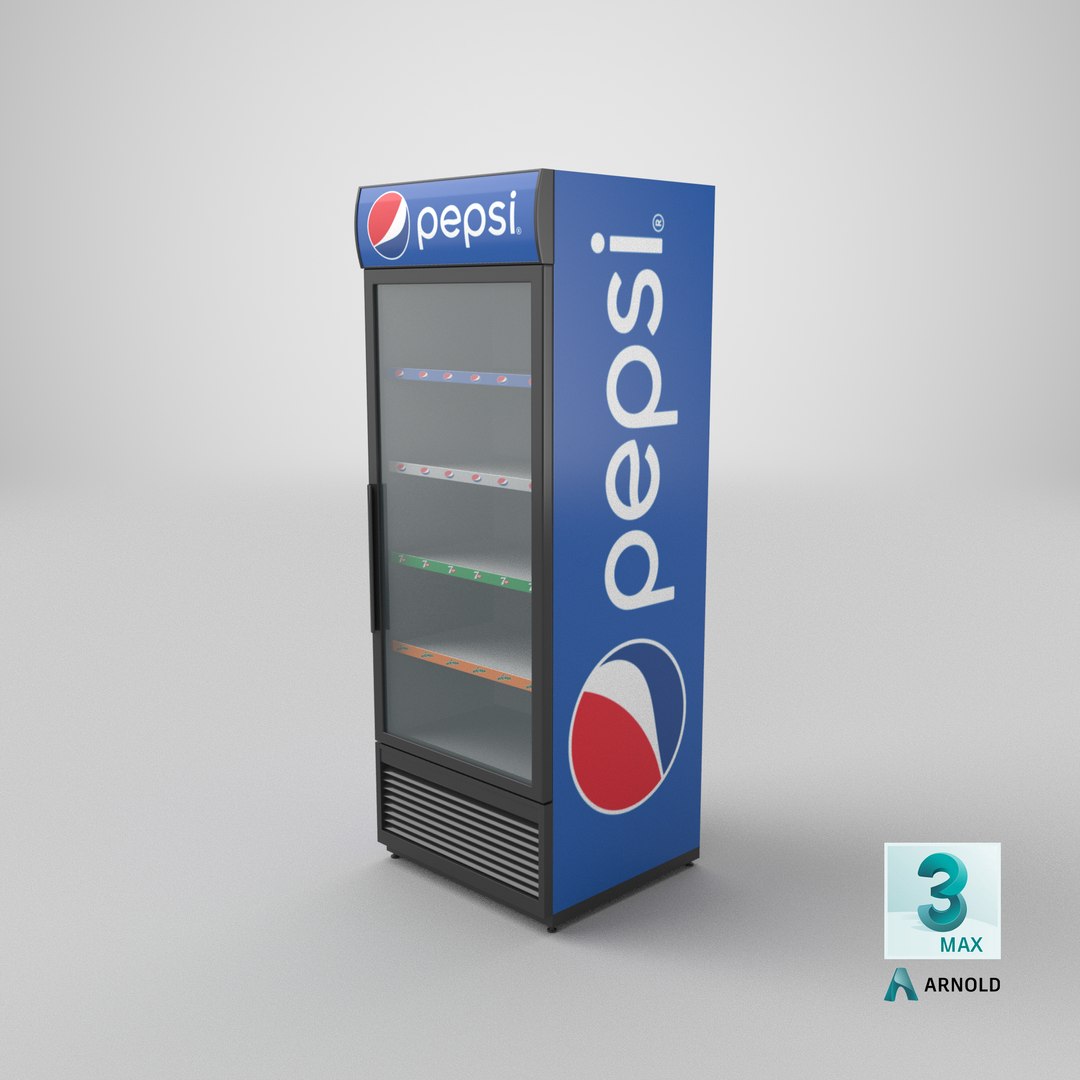 Pepsi Refrigerator Display Model - TurboSquid 1641768