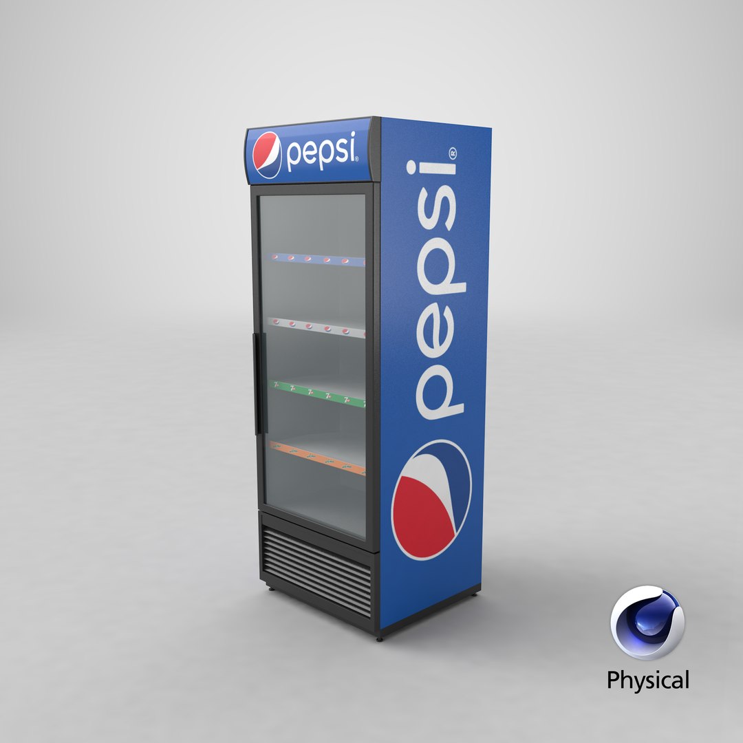 Pepsi Refrigerator Display Model - TurboSquid 1641768