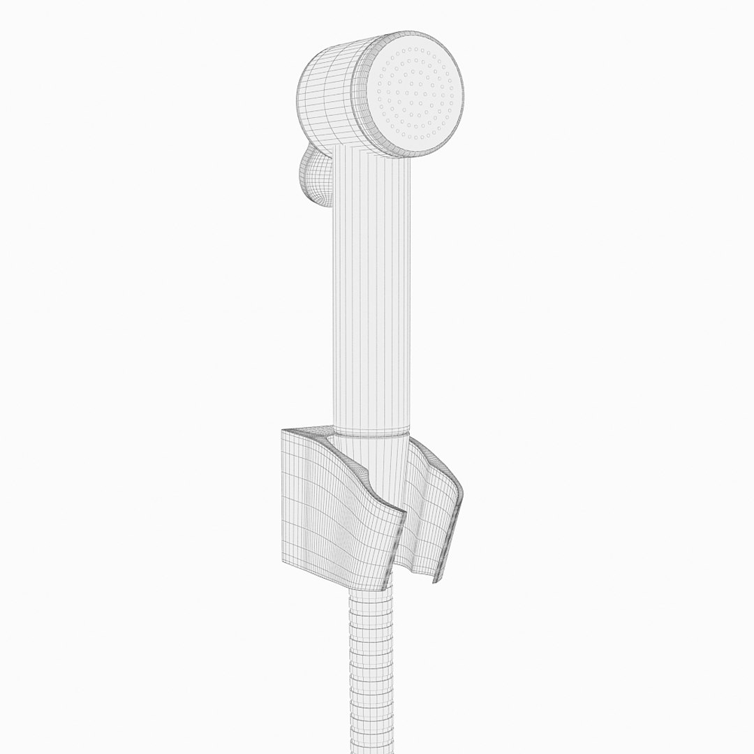 3D Bidet Shower - TurboSquid 1274810
