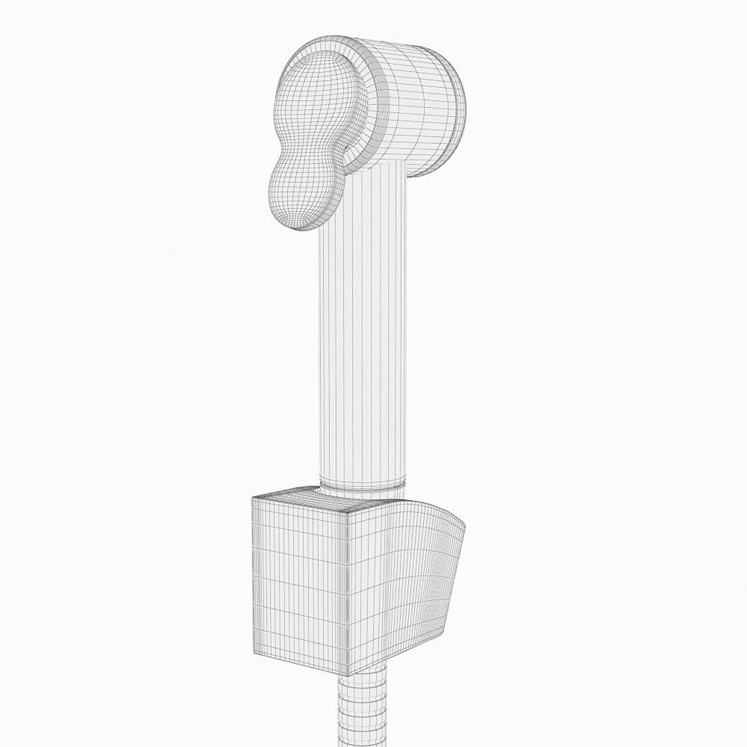 3D Bidet Shower - TurboSquid 1274810