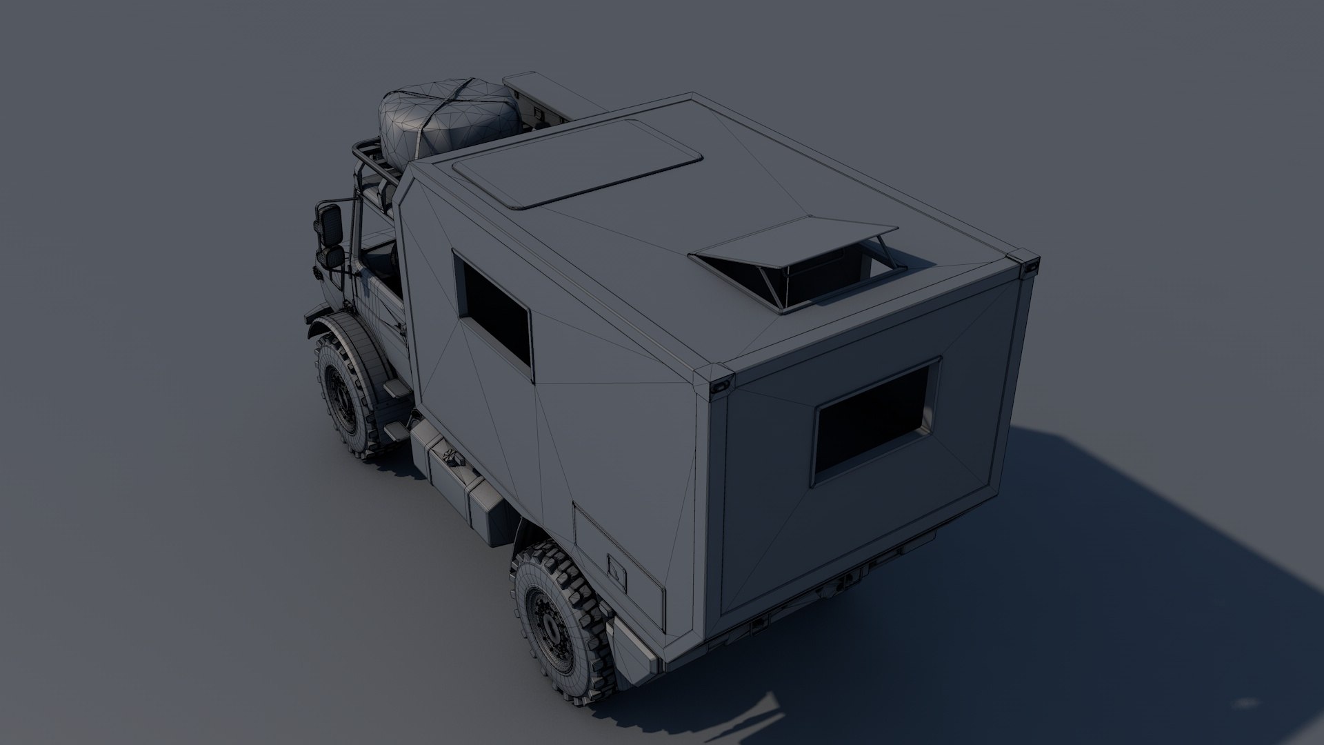 3D Model Unimog – Atlas 4×4 Mid-Poly - TurboSquid 1730453