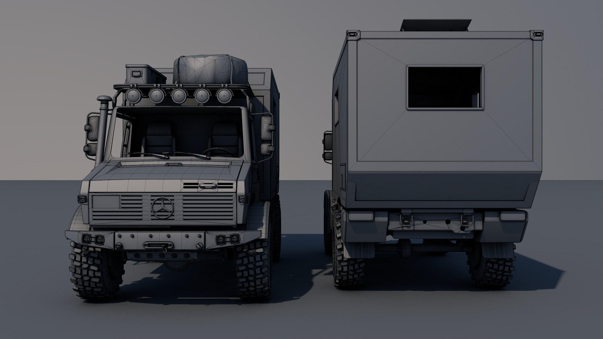 3D Model Unimog – Atlas 4×4 Mid-Poly - TurboSquid 1730453