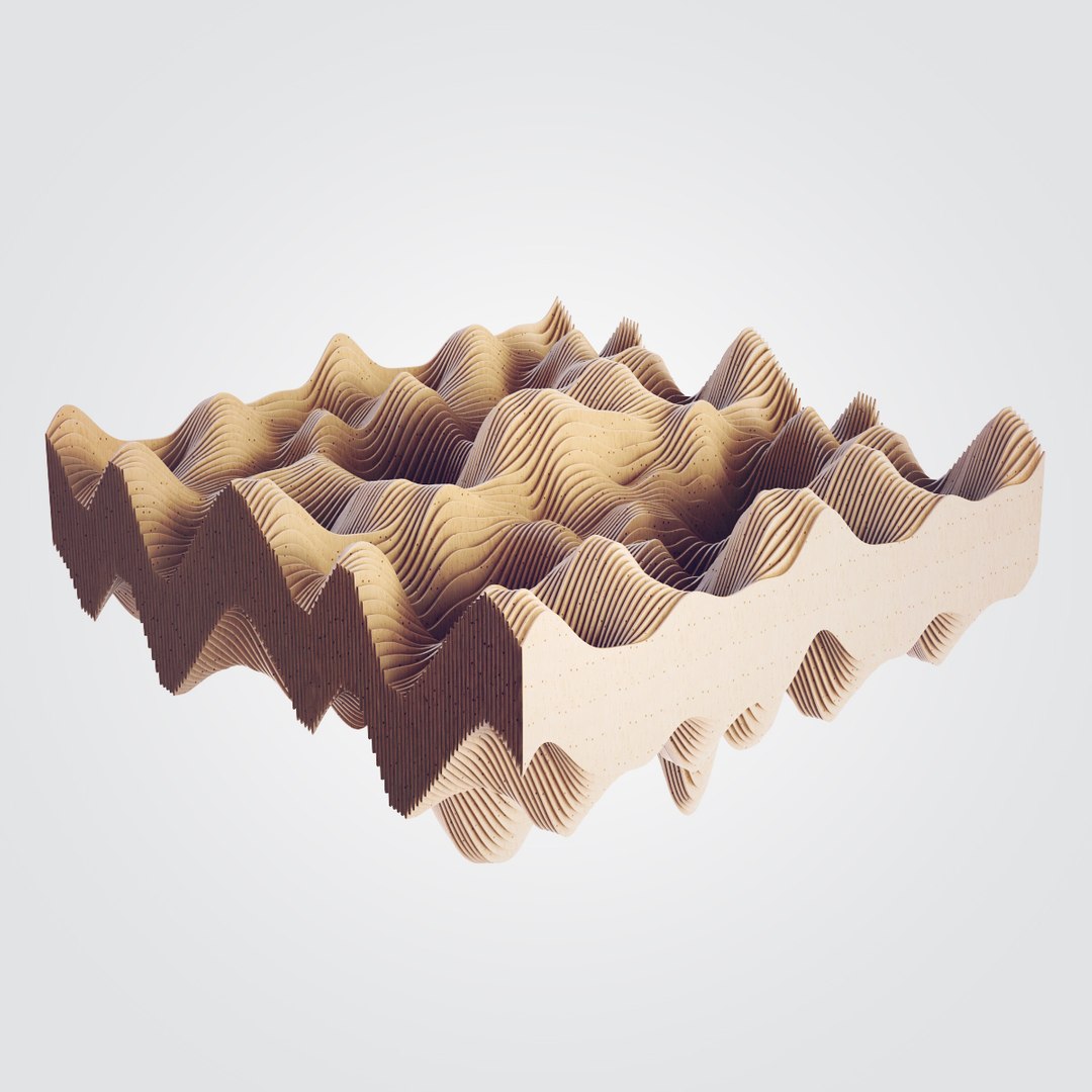 3D Parametric Wood Ceiling Model - TurboSquid 1488006