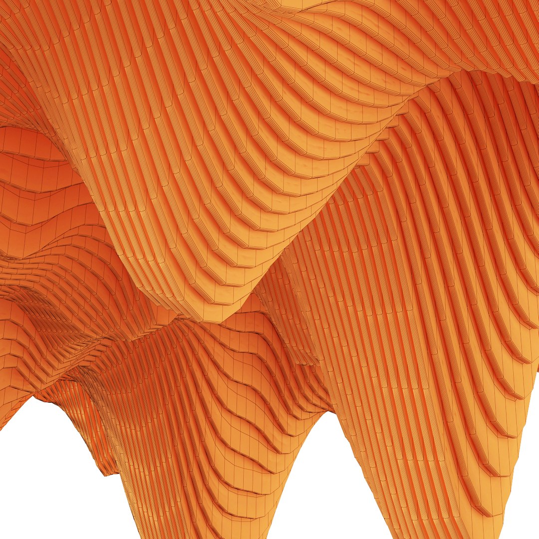 3D Parametric Wood Ceiling Model - TurboSquid 1488006