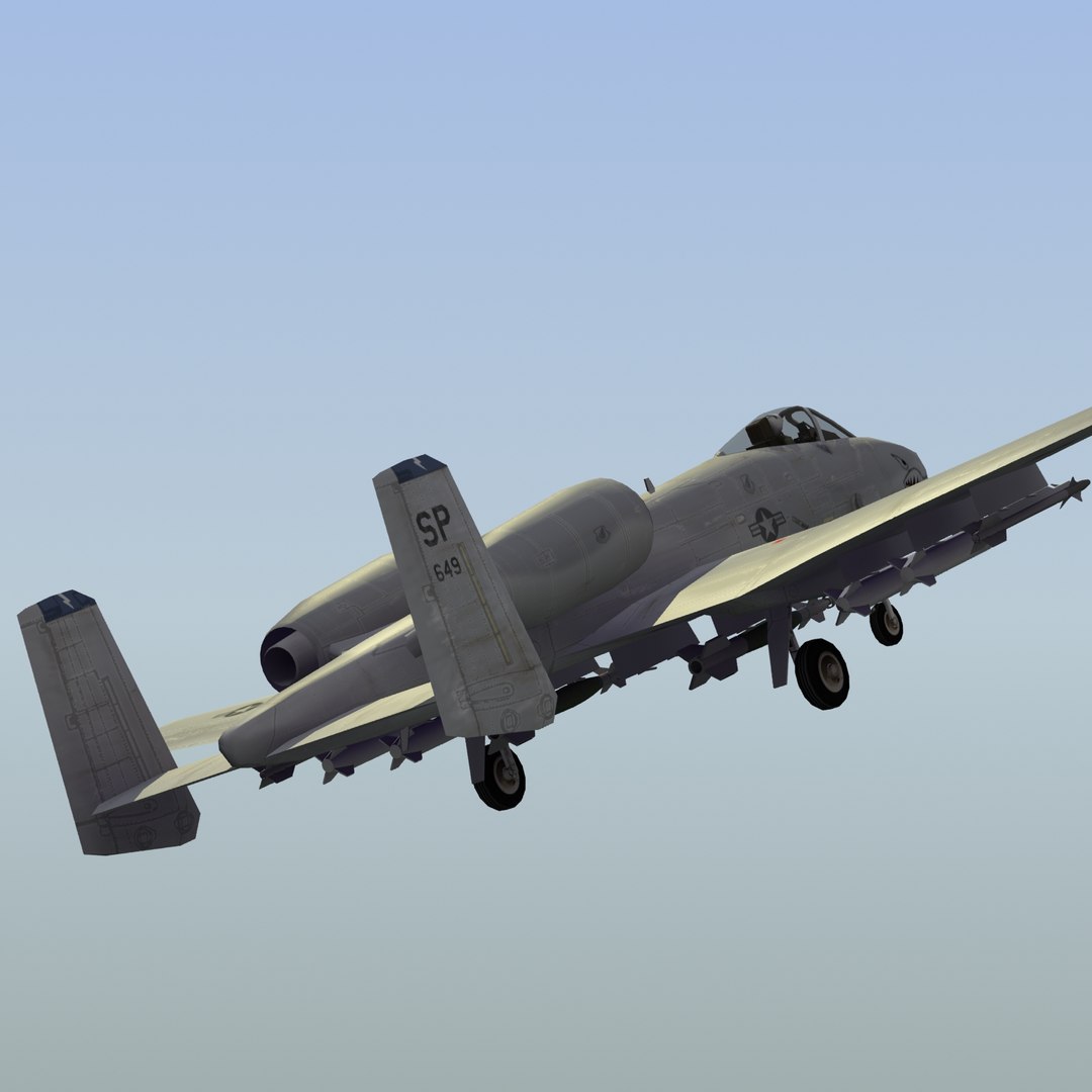 3d Model A10c Thunderboltii Attack