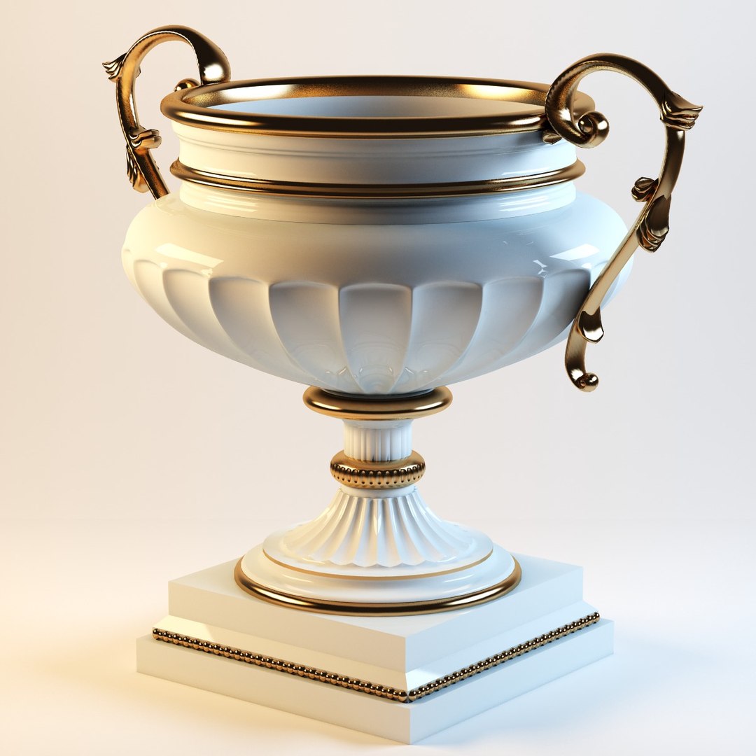 3d Classical Vase 2 Model
