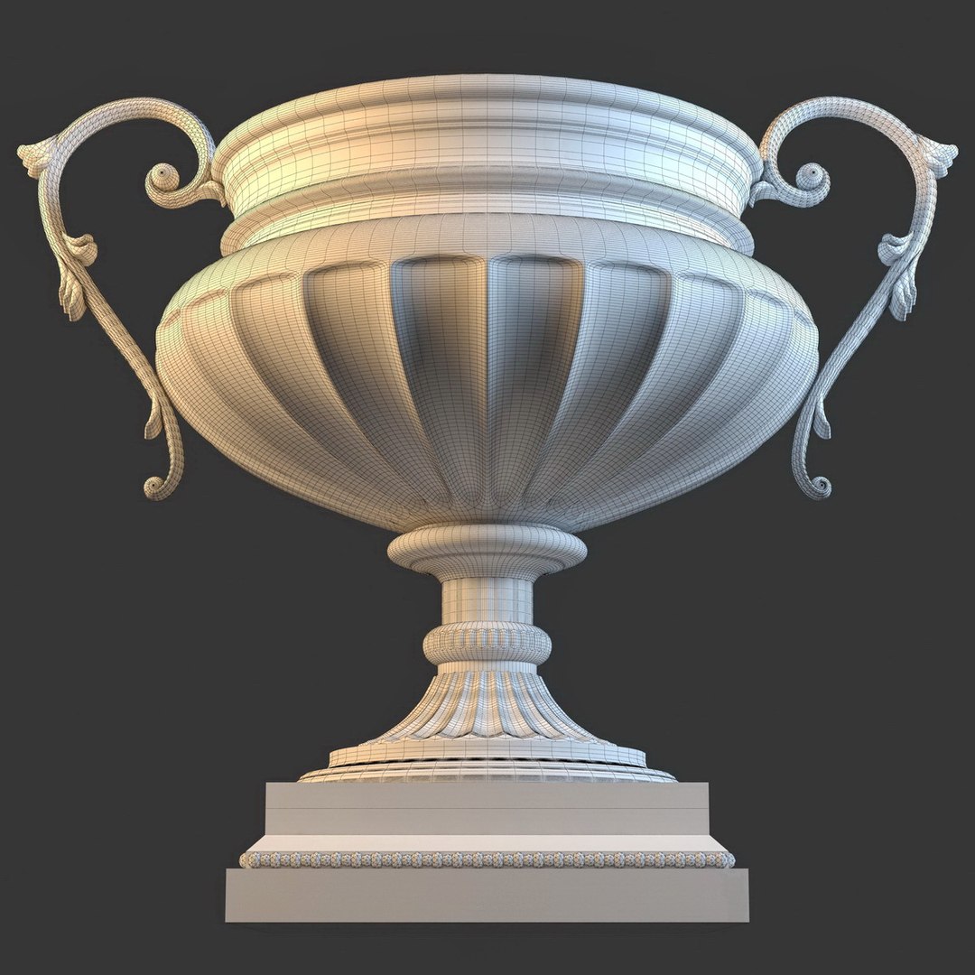 3d Classical Vase 2 Model