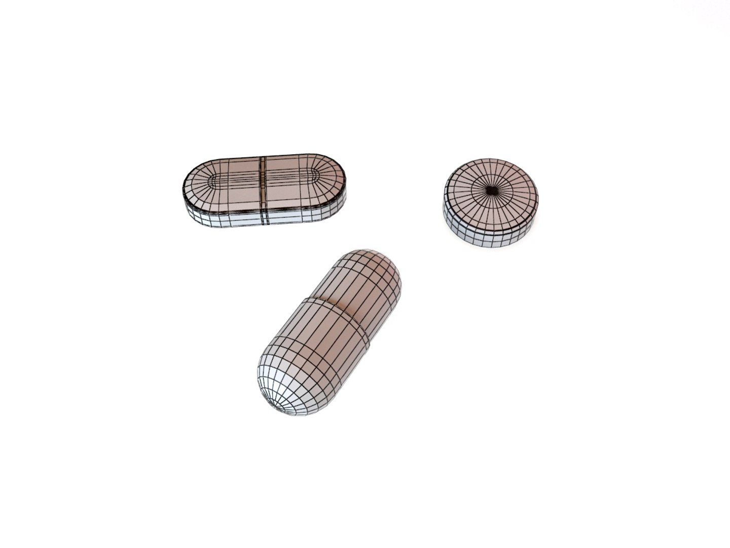 Medical Pill Capsule Tablet 3D Model - TurboSquid 1194281