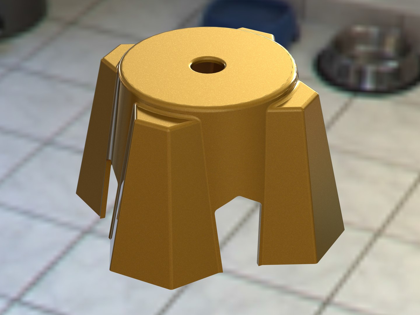 Plastic Stool Small Bench 3D Model - TurboSquid 2184963