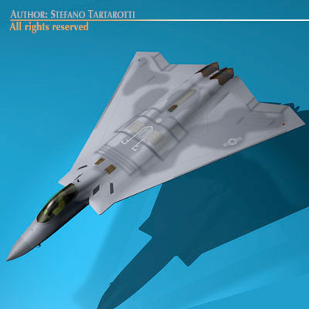 Fb-22 F-22 Fighter 3d Model