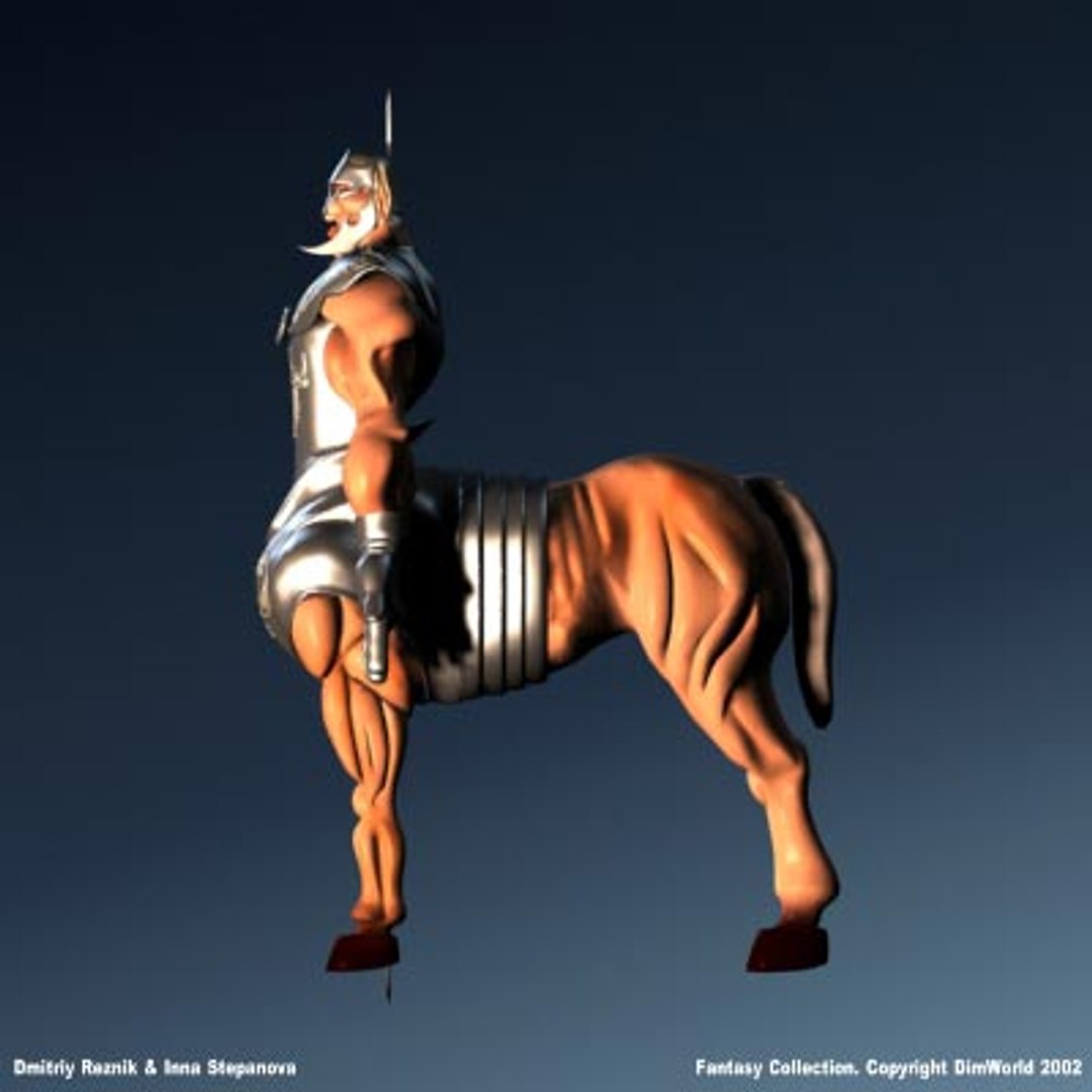 3d Model Fantasy Character Centaur