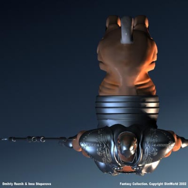 3d model fantasy character centaur