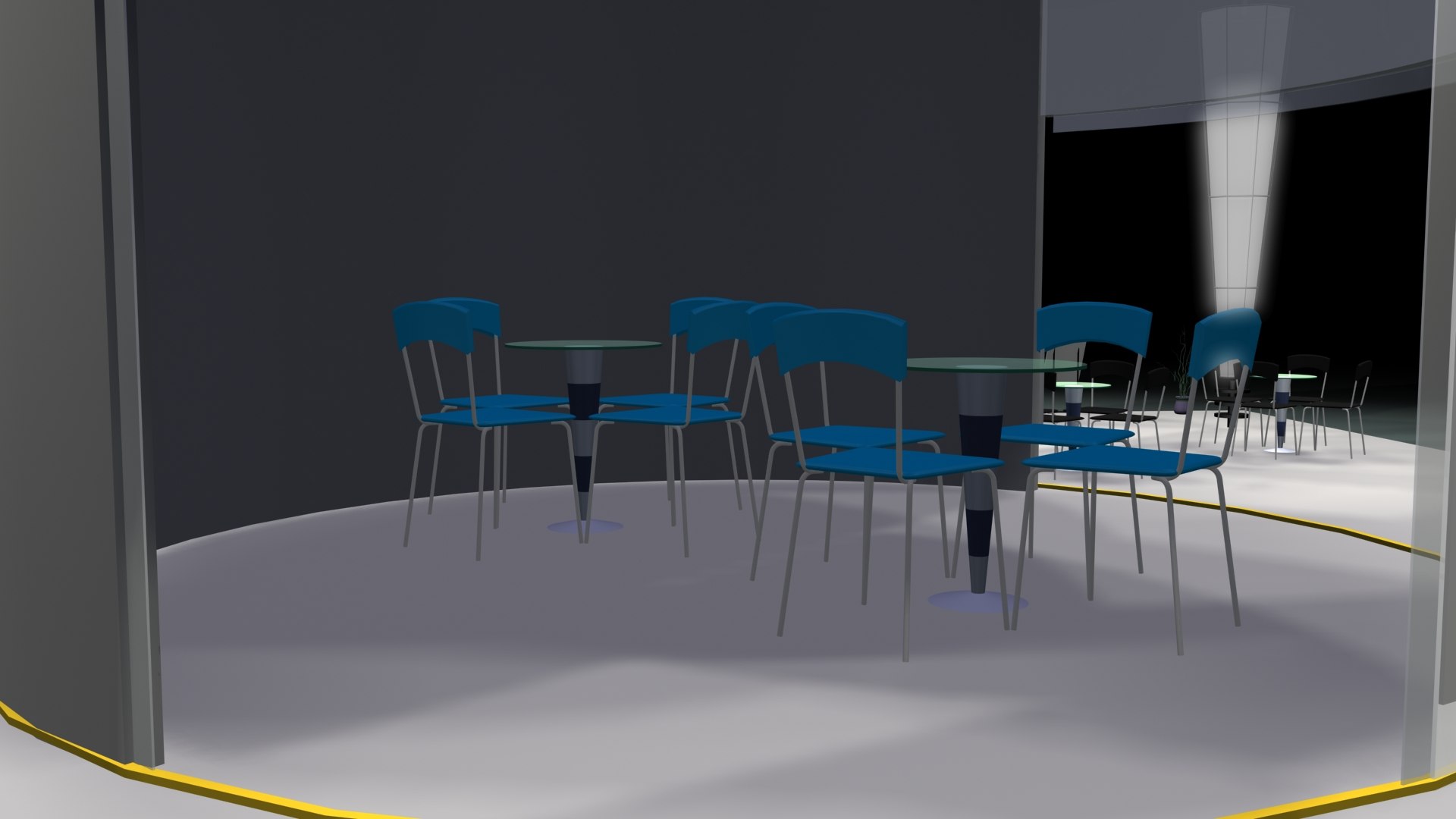 3D 15x20 Island Stand Booth - TurboSquid 1852306