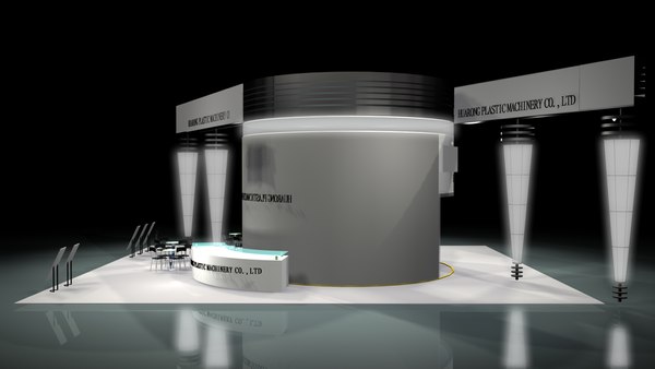 3D 15x20 island stand booth - TurboSquid 1852306