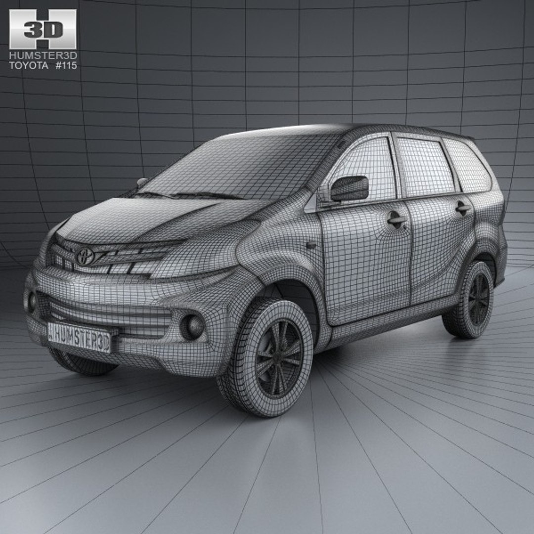 Interior Toyota Avanza 3d Model