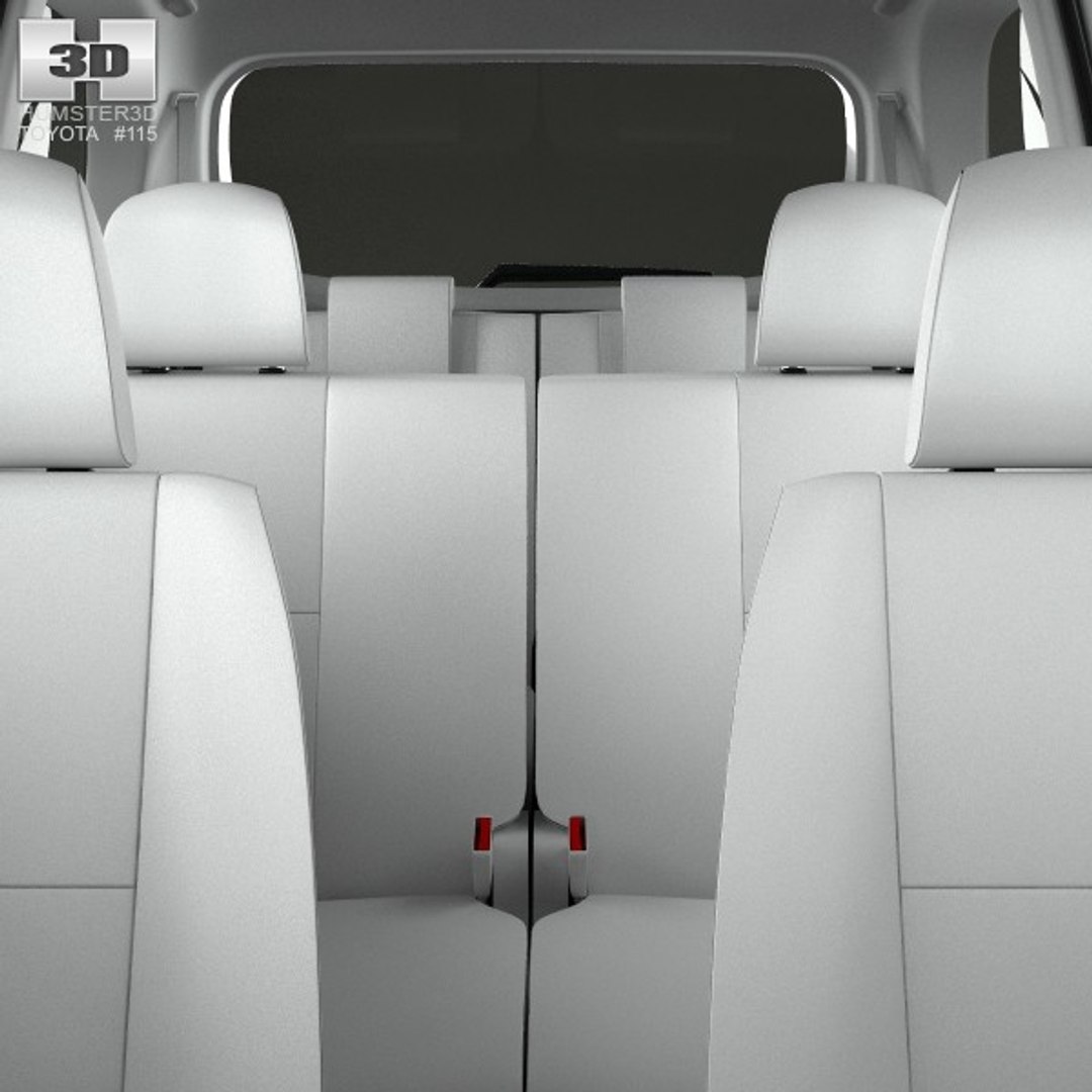 Interior Toyota Avanza 3d Model