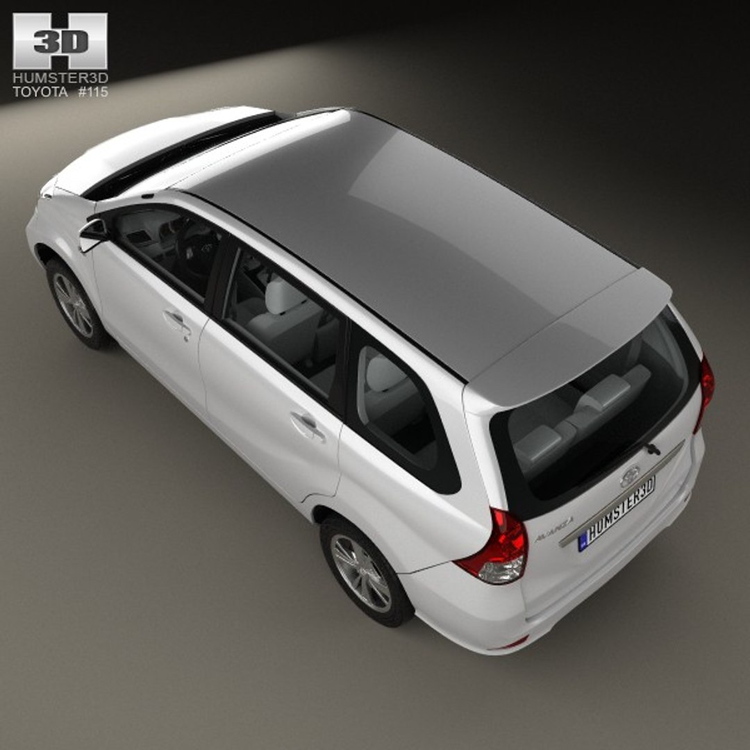 Interior Toyota Avanza 3d Model