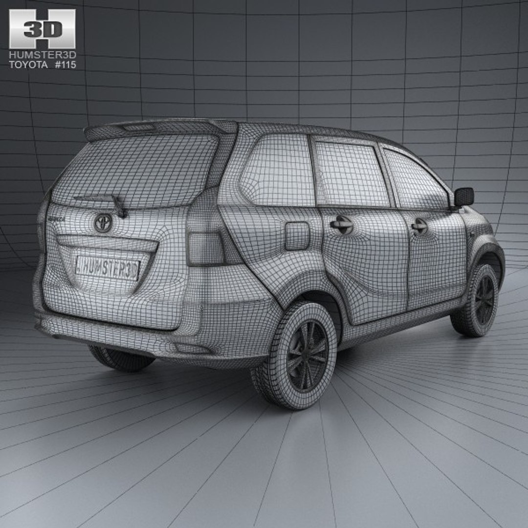 Interior Toyota Avanza 3d Model