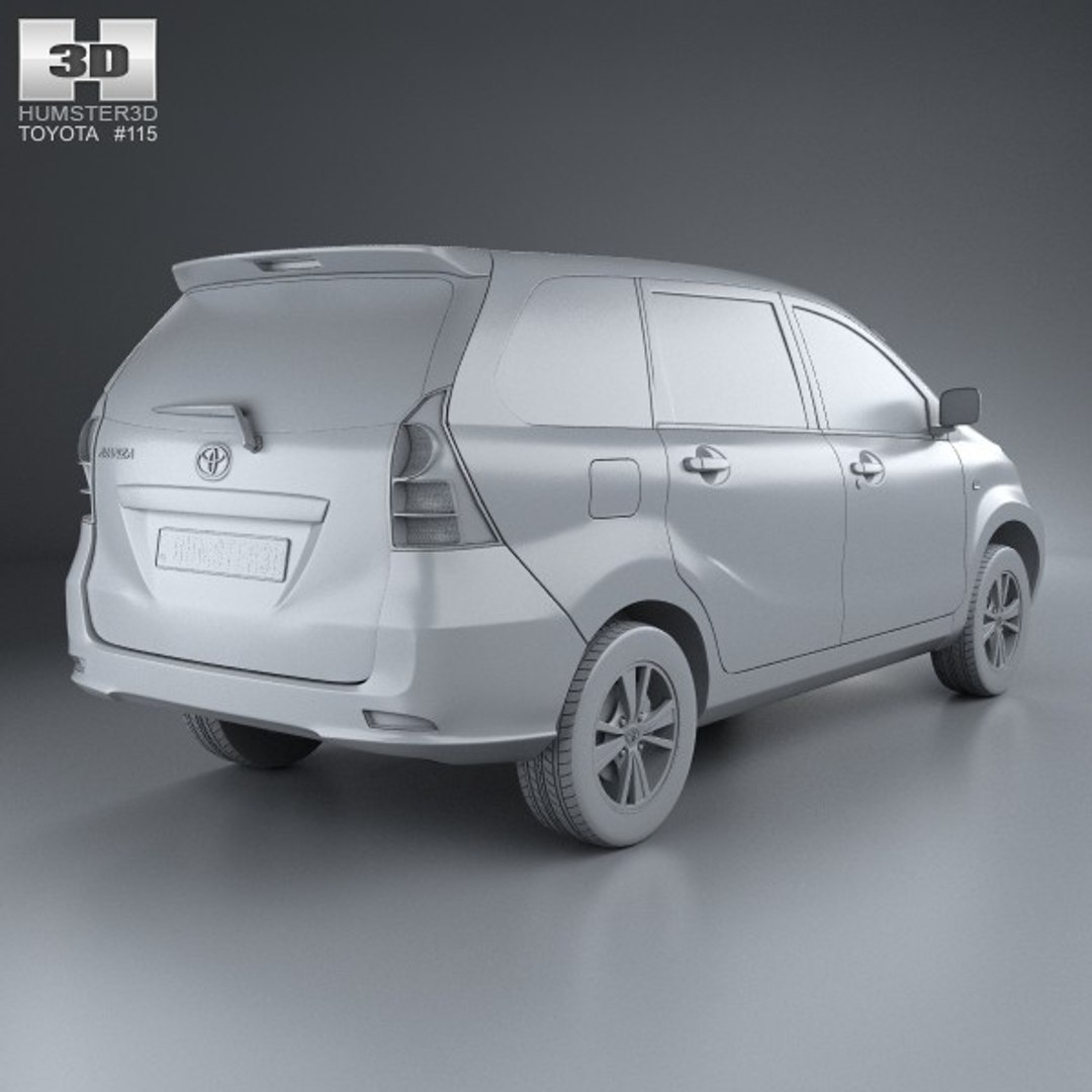 Interior Toyota Avanza 3d Model