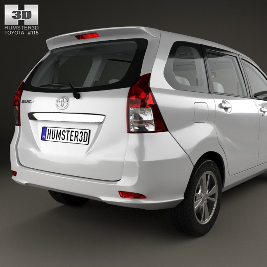 Interior Toyota Avanza 3d Model