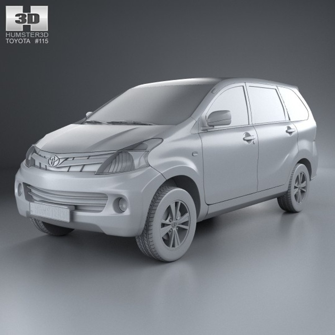Interior Toyota Avanza 3d Model